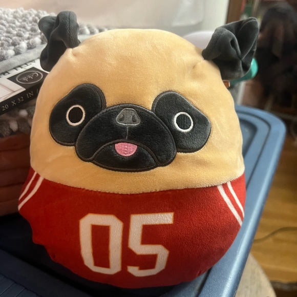 Squishmallows | Toys | Squishmallow 8 Prince The Football Pug 5 Jershey ...